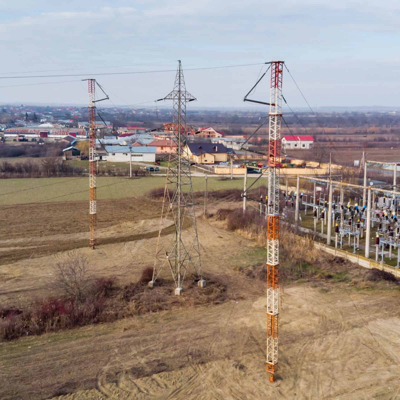 Repair of damaged lines, provisional systems, diversions of overhead ...